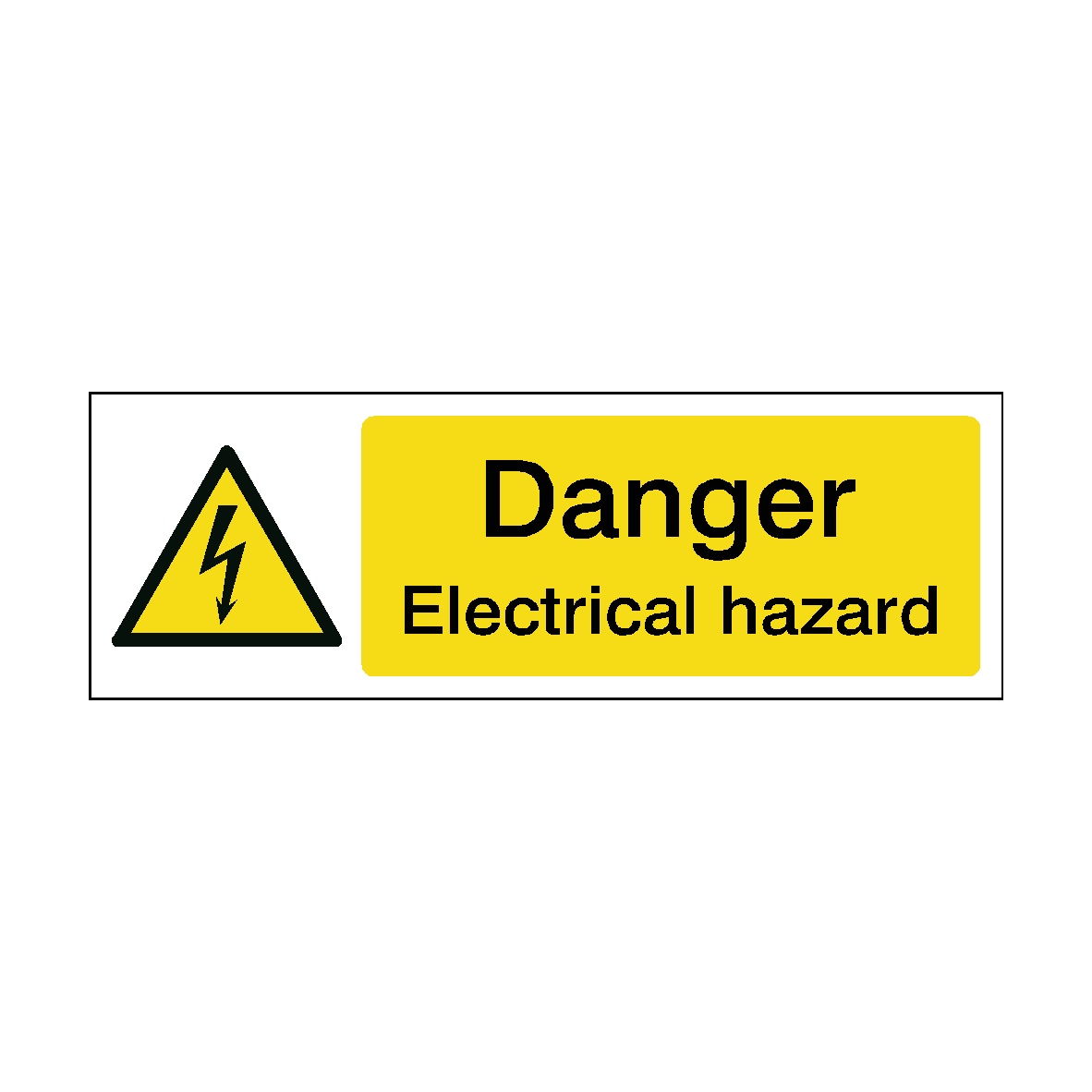 Electrical Hazard Safety Sign | PVC Safety Signs