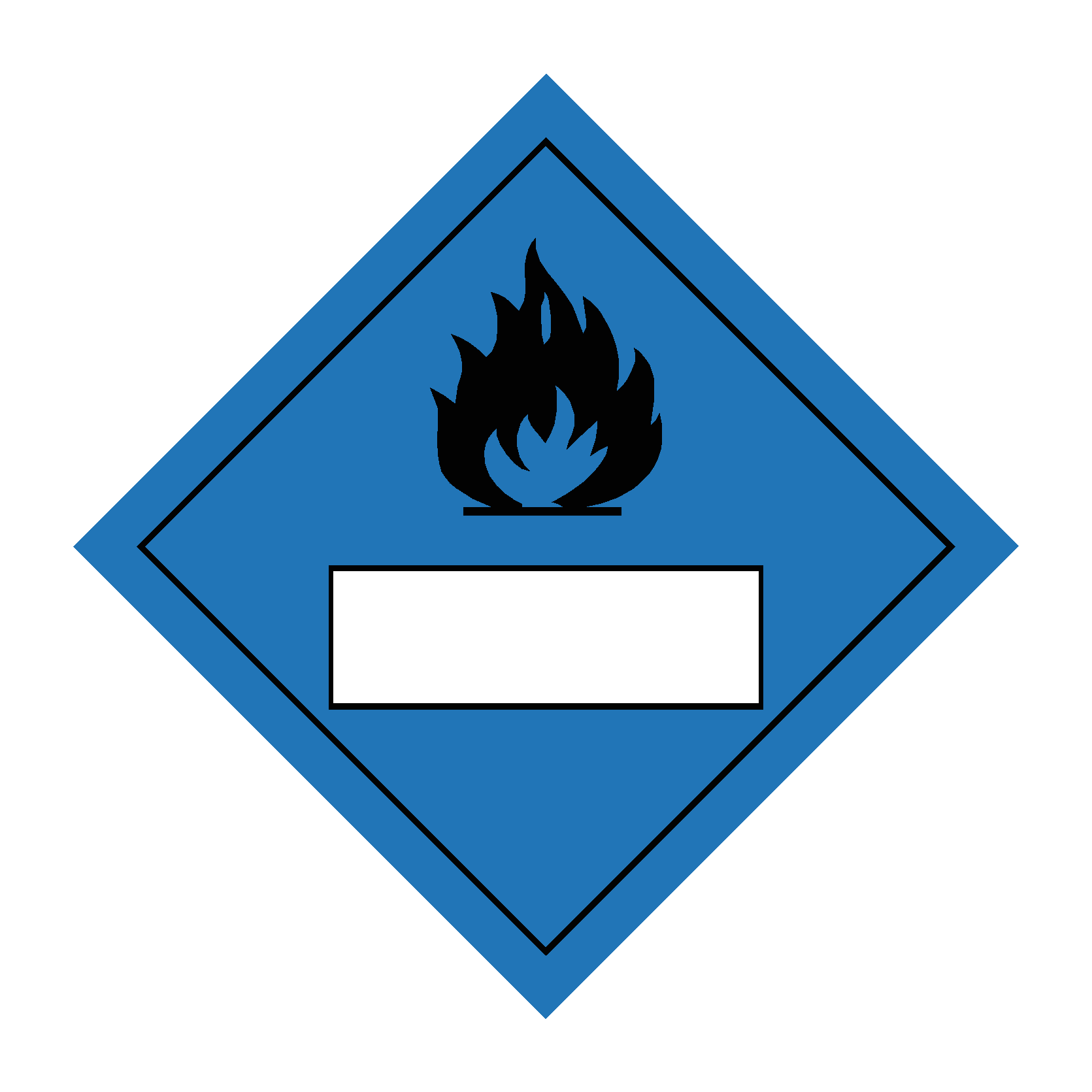 Dangerous When Wet Text Box Sign | PVC Safety Signs