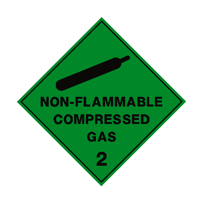 Non Flammable Compressed Gas Sign | PVC Safety Signs