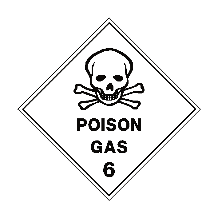 Poison Gas Sign | PVC Safety Signs