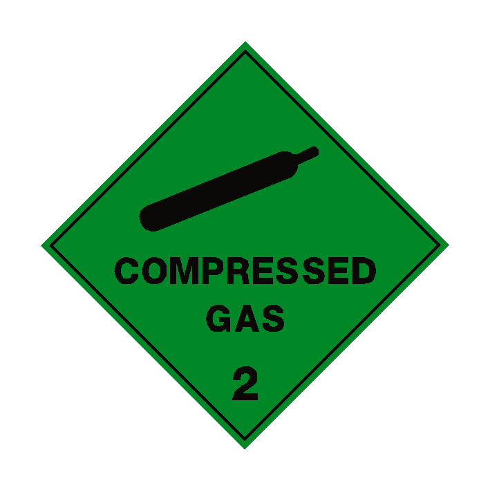 Compressed Gas Sign | PVC Safety Signs