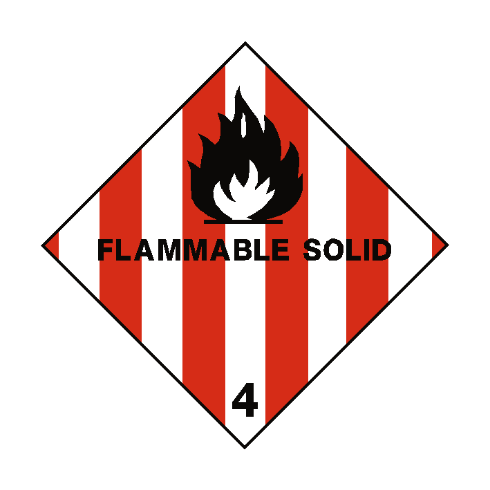 Flammable Solids Sign