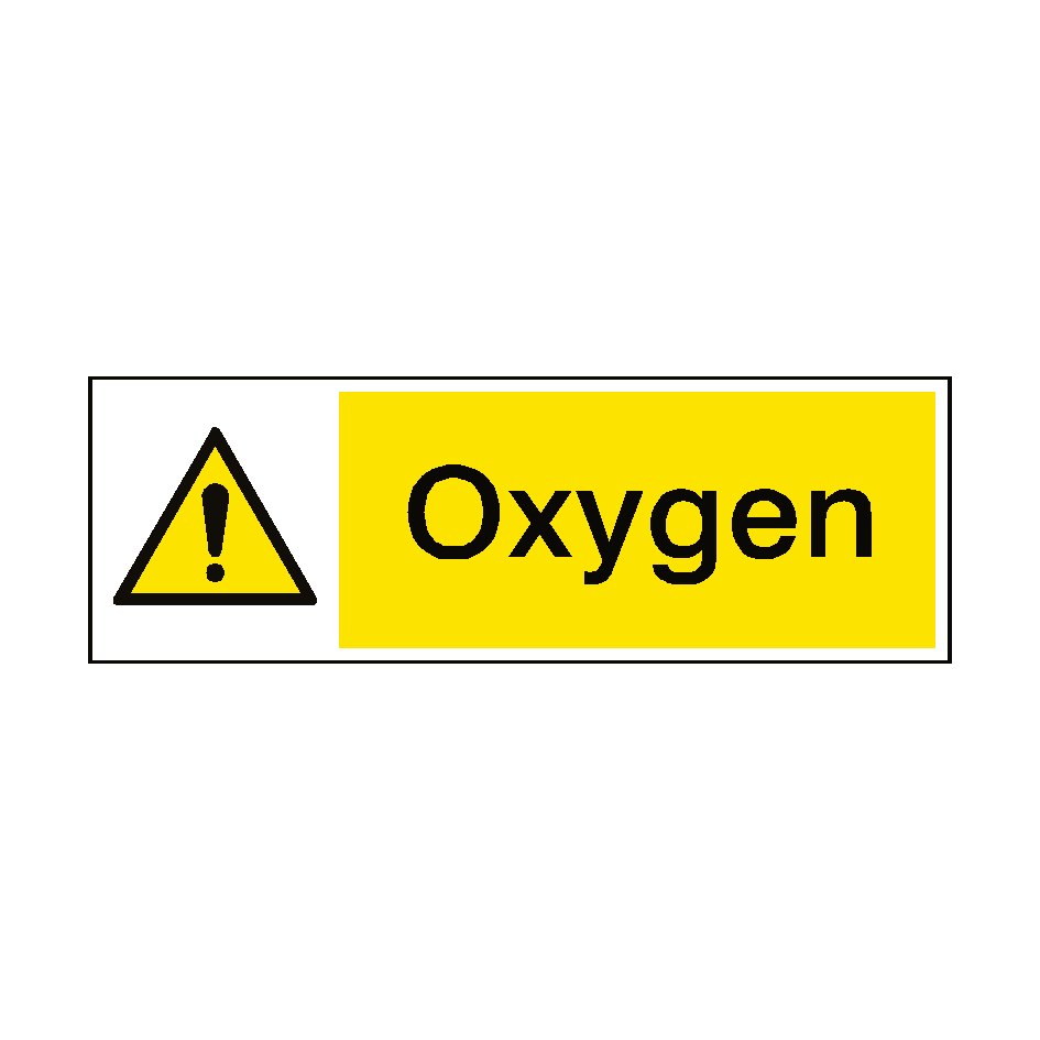 Oxygen Hazard Sign | PVC Safety Signs