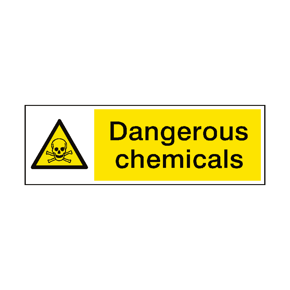 Dangerous Chemicals Hazard Sign | PVC Safety Signs