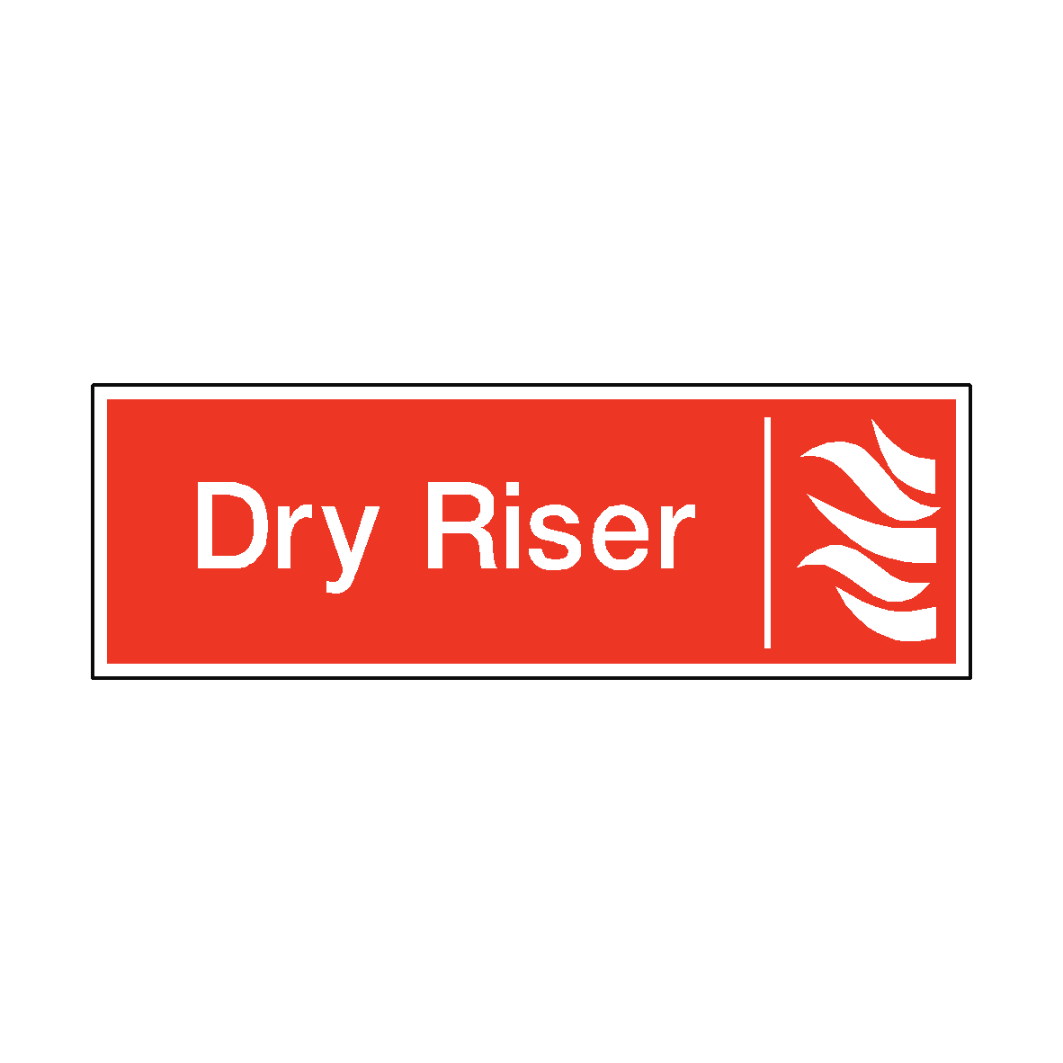 Dry Riser Safety Sign | PVC Safety Signs