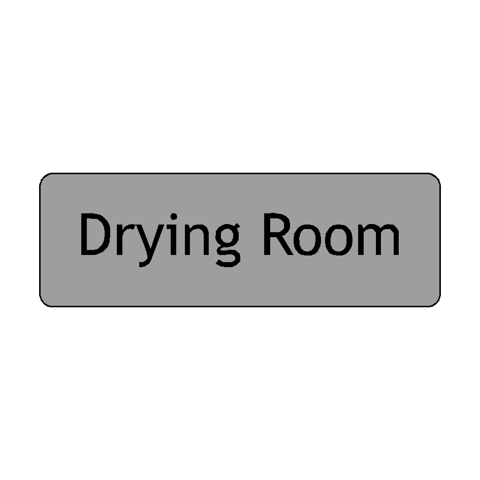 Drying Room Door Sign | PVC Safety Signs