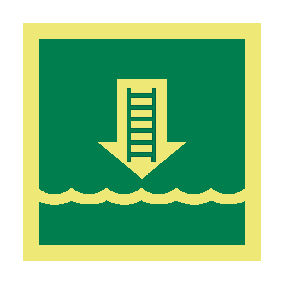 Embark Ladder Symbol Sign | PVC Safety Signs