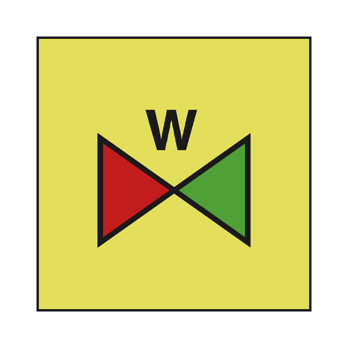 FIRE MAIN SECTION VALVE IMO SIGN | PVC Safety Signs