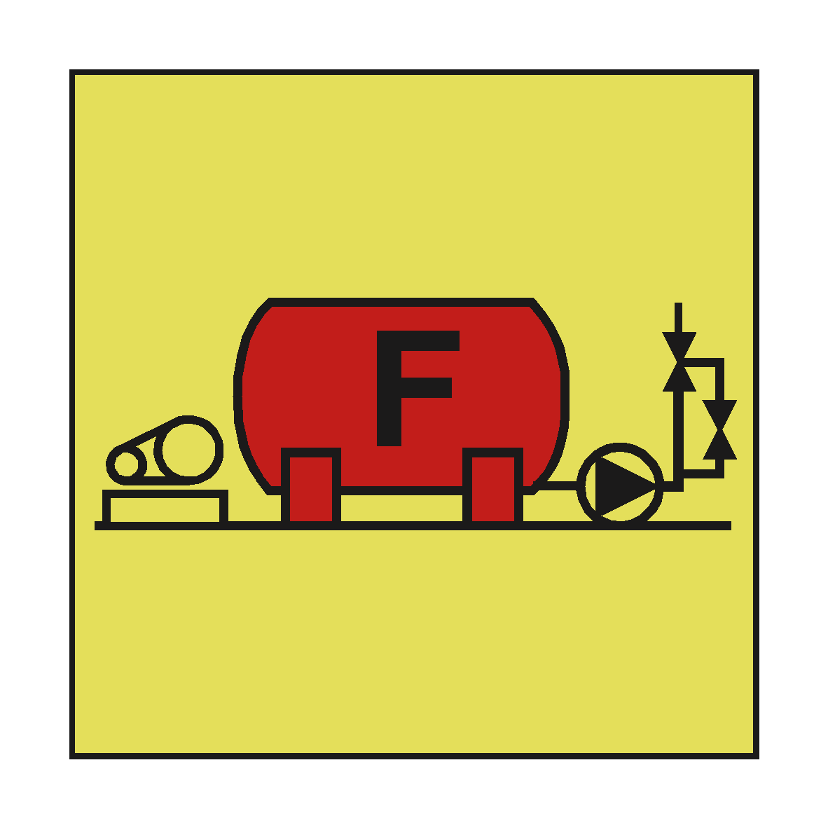 FOAM INSTALLATION IMO SIGN | PVC Safety Signs