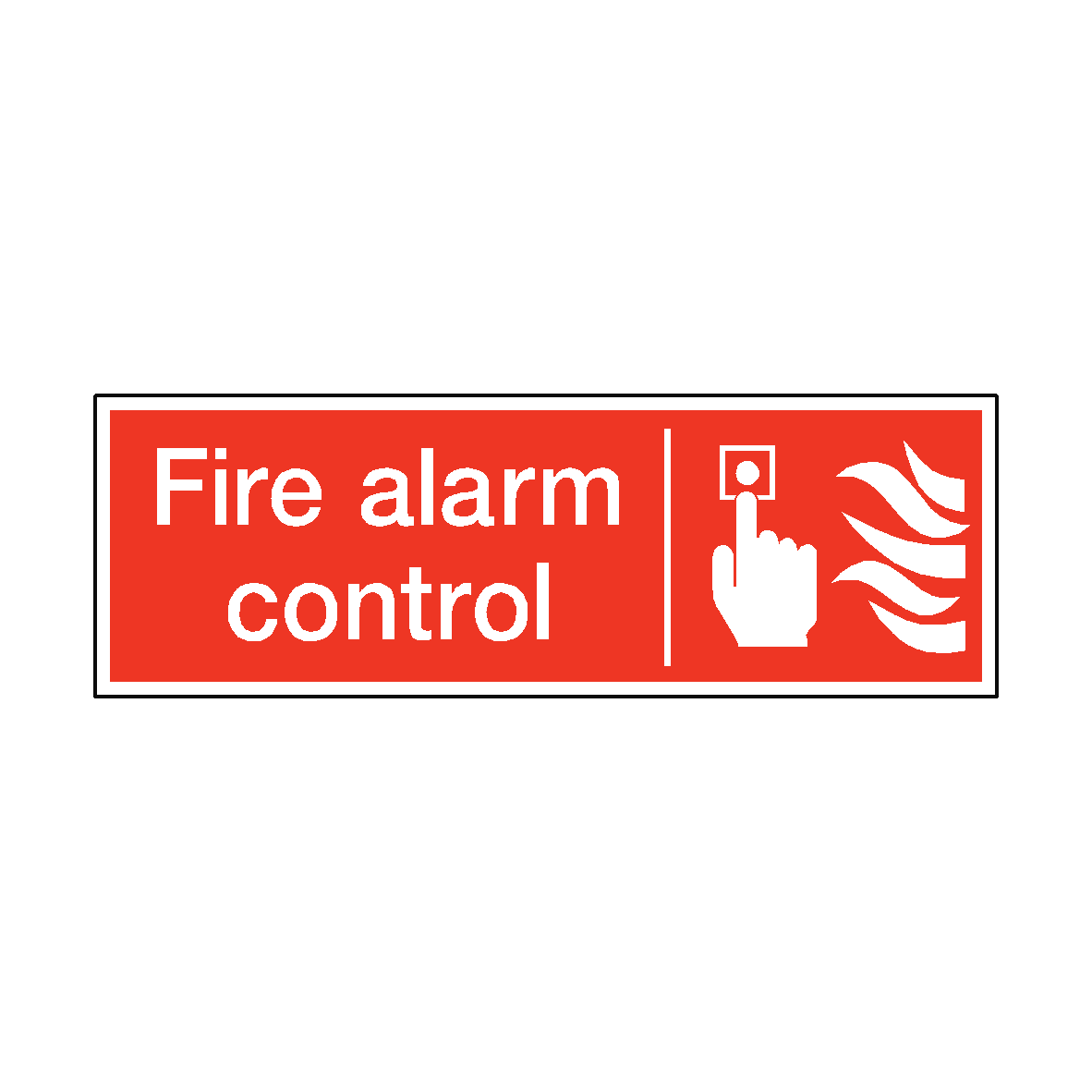 Fire Alarm Control Safety Sign | PVC Safety Signs