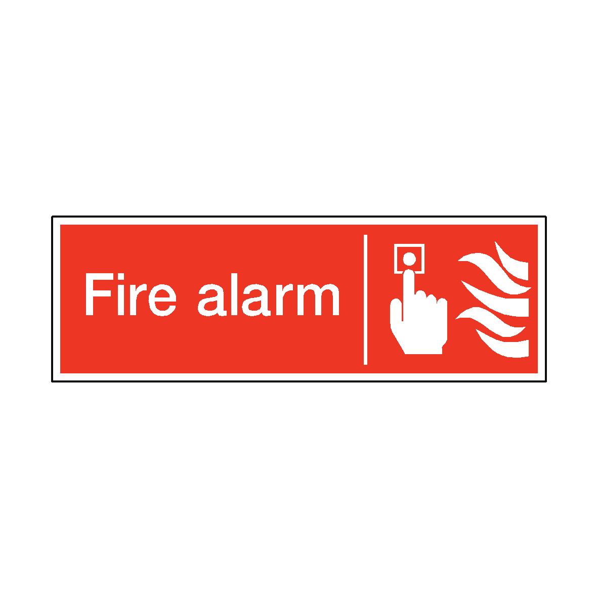 Fire Alarm Safety Sign | PVC Safety Signs