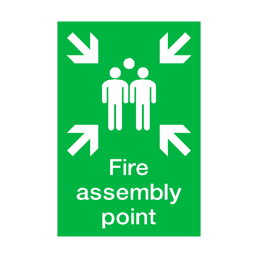 Fire Assembly Point Portrait Sign | PVC Safety Signs
