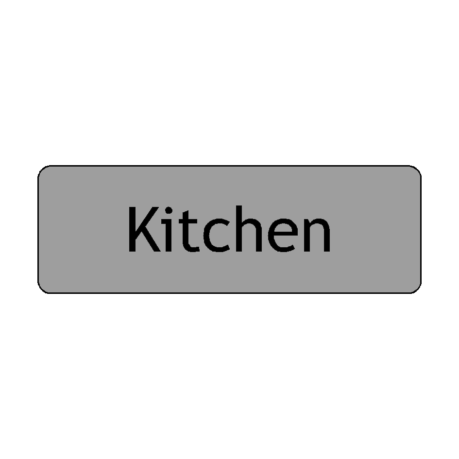 Kitchen Door Sign | PVC Safety Signs