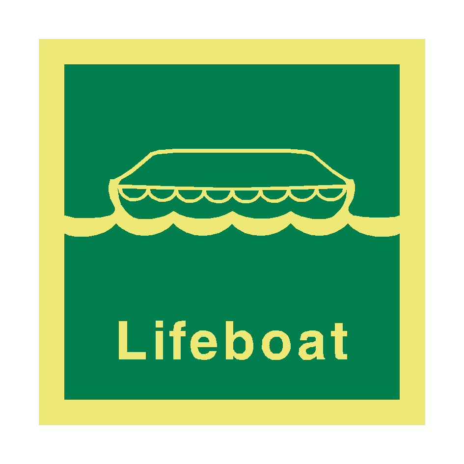 Lifeboat IMO Safety Sign | PVC Safety Signs