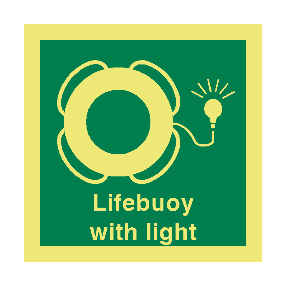 Lifebuoy Light Safety Sign | PVC Safety Signs