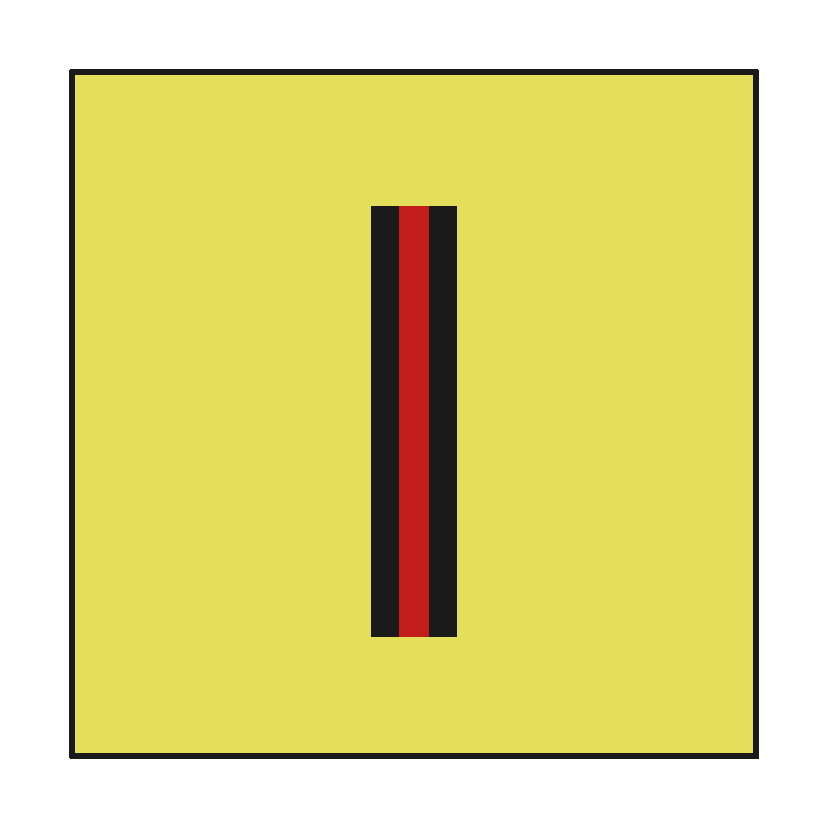 MAIN VERTICAL ZONE DIVISION IMO SIGN | PVC Safety Signs