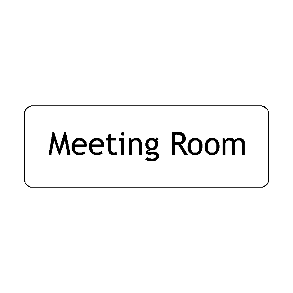 Meeting Room Door Sign | PVC Safety Signs