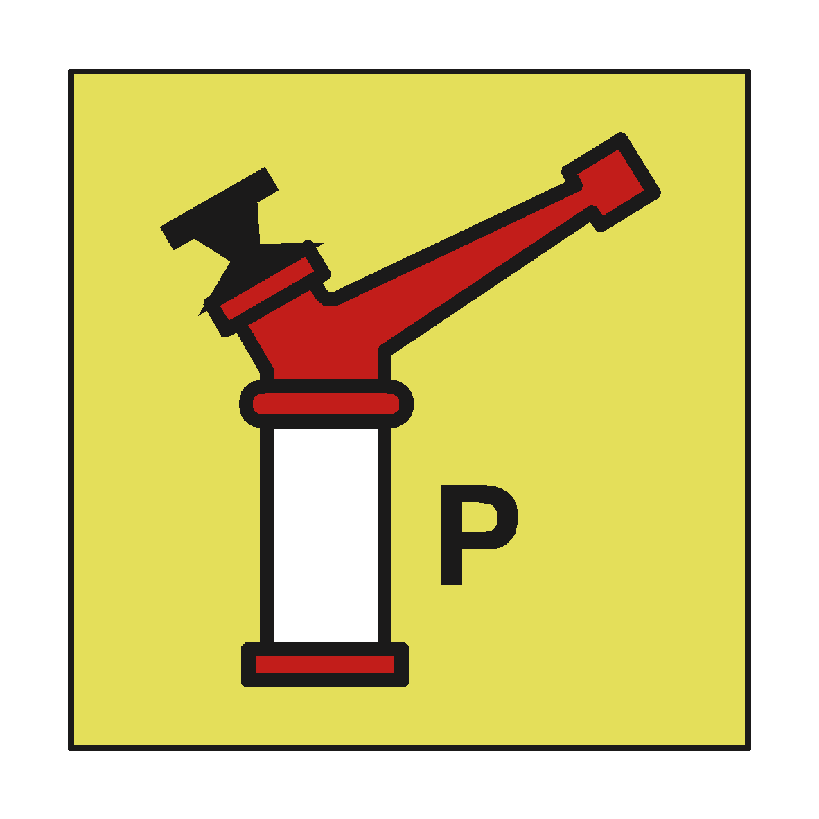 POWDER MONITOR IMO SAFETY SIGN | PVC Safety Signs