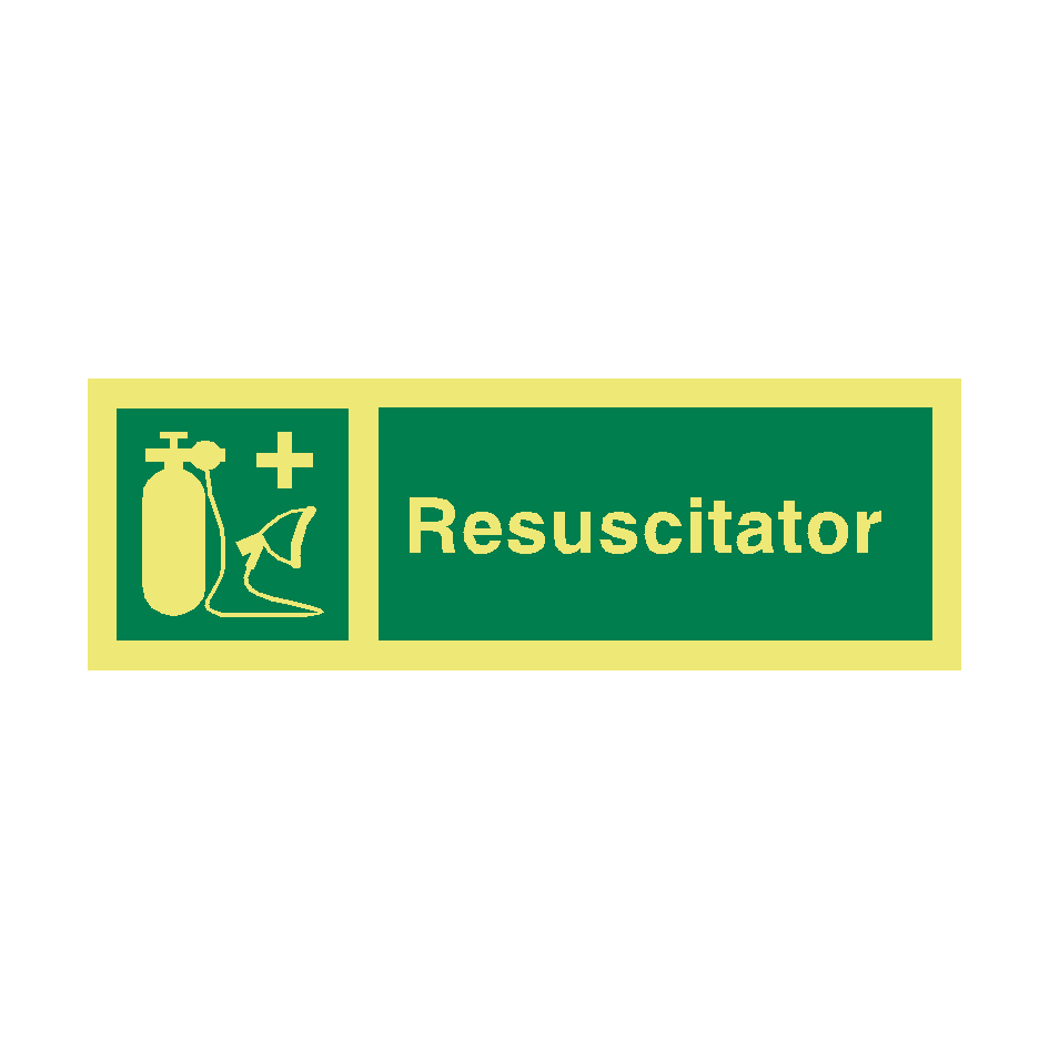 Resuscitator IMO Sign | PVC Safety Signs