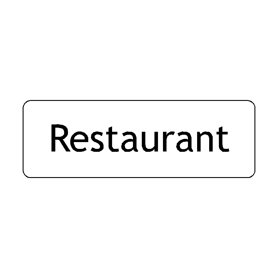 Restaurant Door Sign | PVC Safety Signs