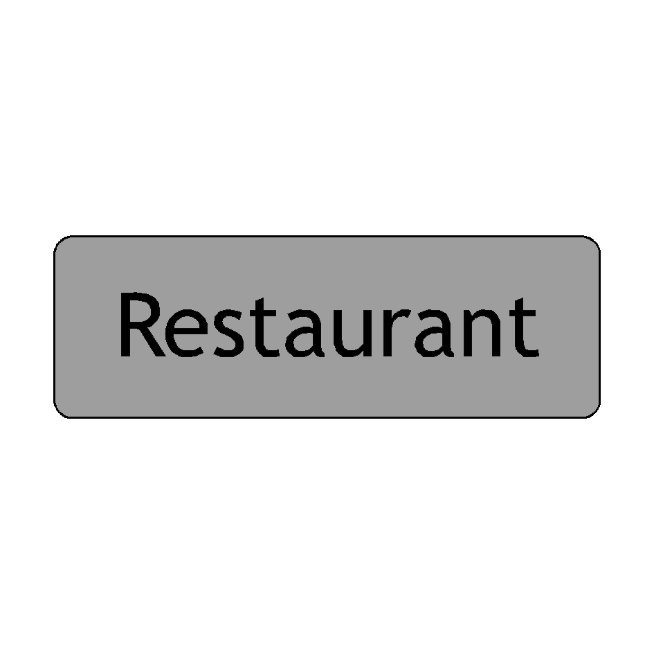 Restaurant Door Sign | PVC Safety Signs