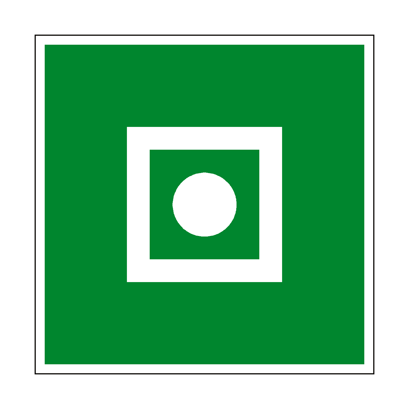Shipboard General Alarm Symbol Sign