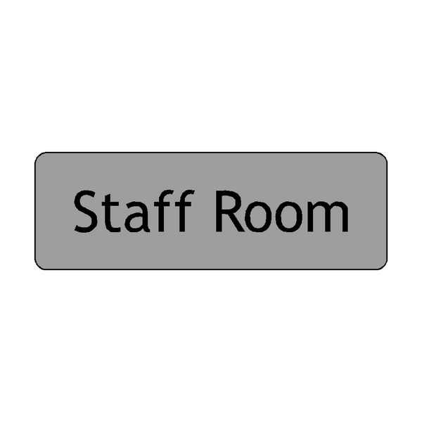 Staff Room Door Sign | Custom Indoor & Outdoor Signs