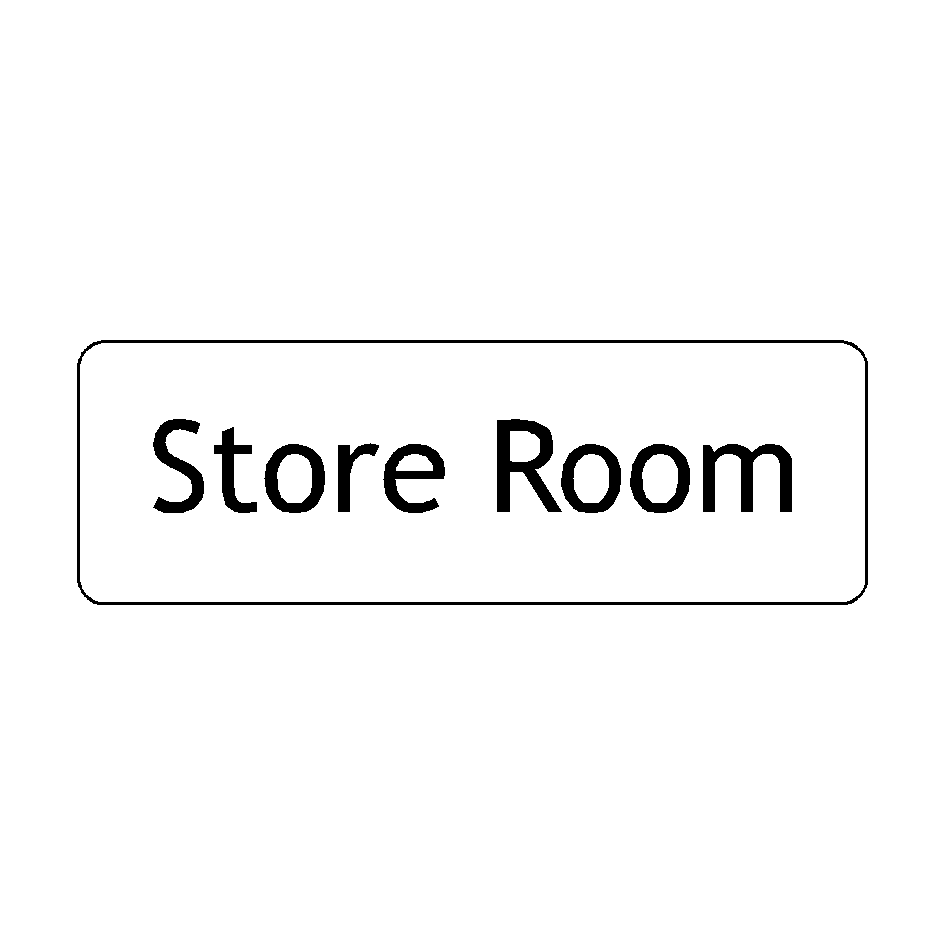 Store Room Door Sign | PVC Safety Signs