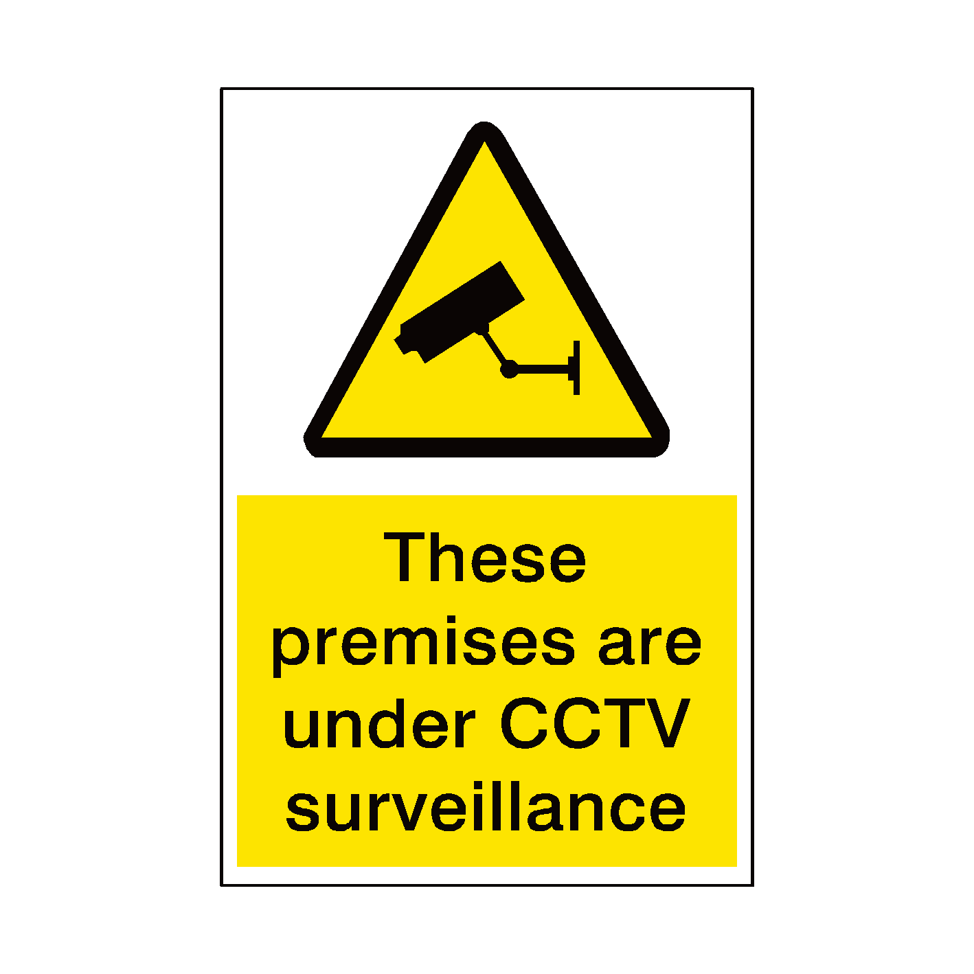 Premises Under Surveillance Sign | PVC Safety Signs
