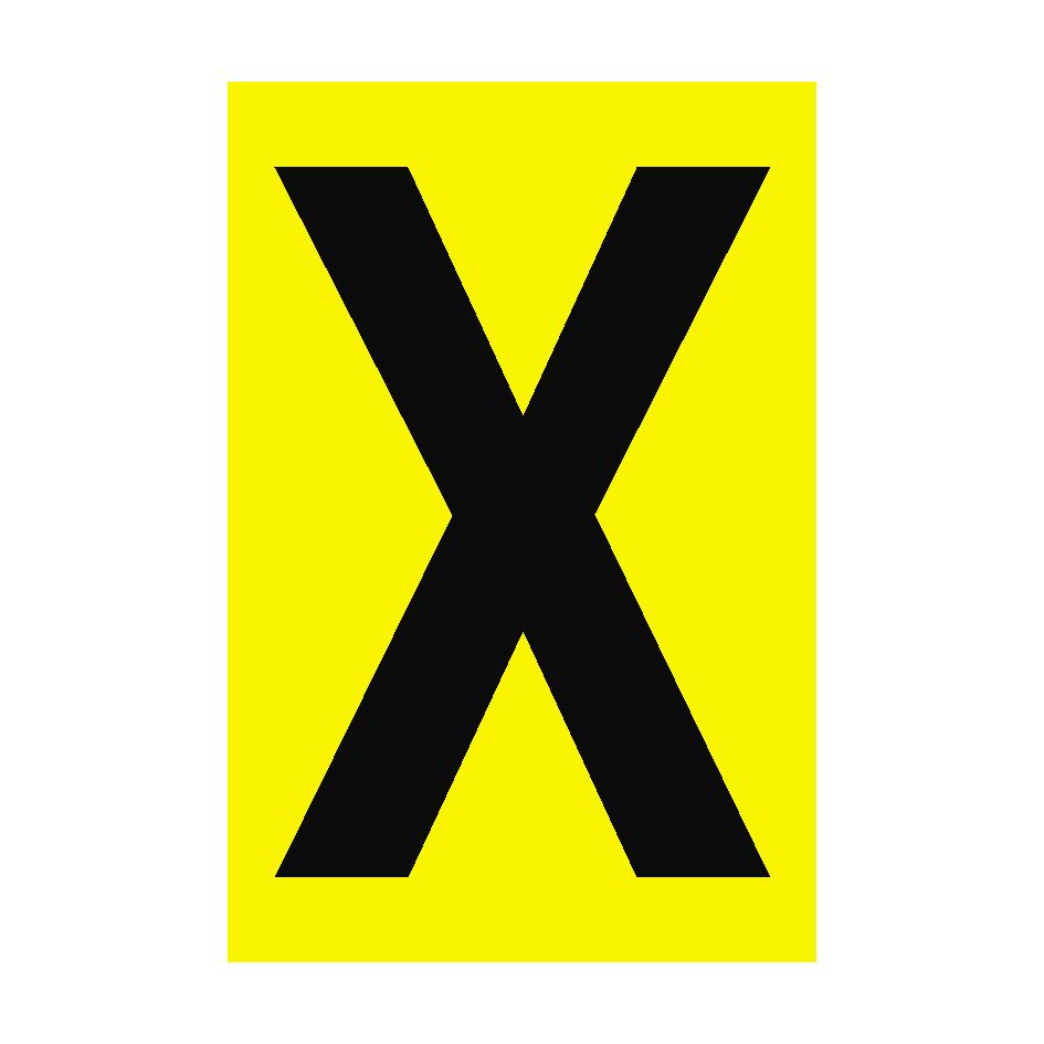Yellow X Logo