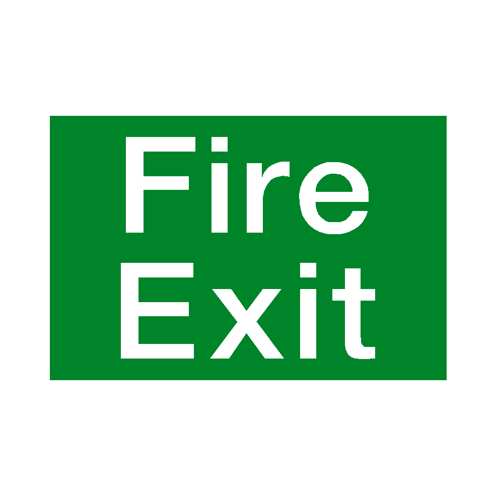 Fire Exit Sign | PVC Safety Signs
