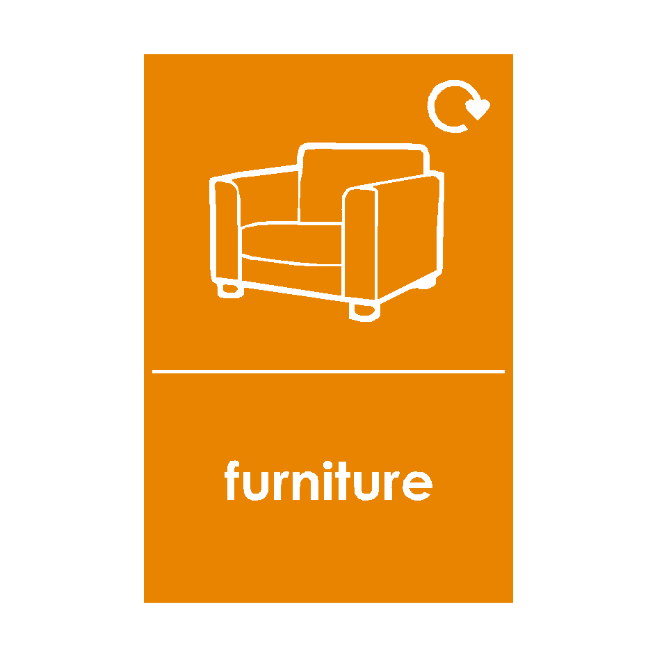 Furniture Waste Sign