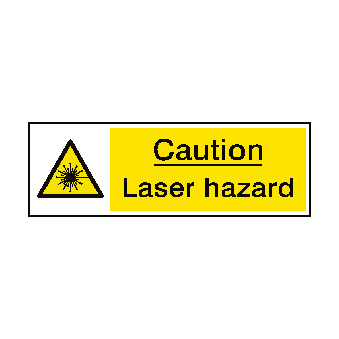 Laser Hazard Sign | PVC Safety Signs