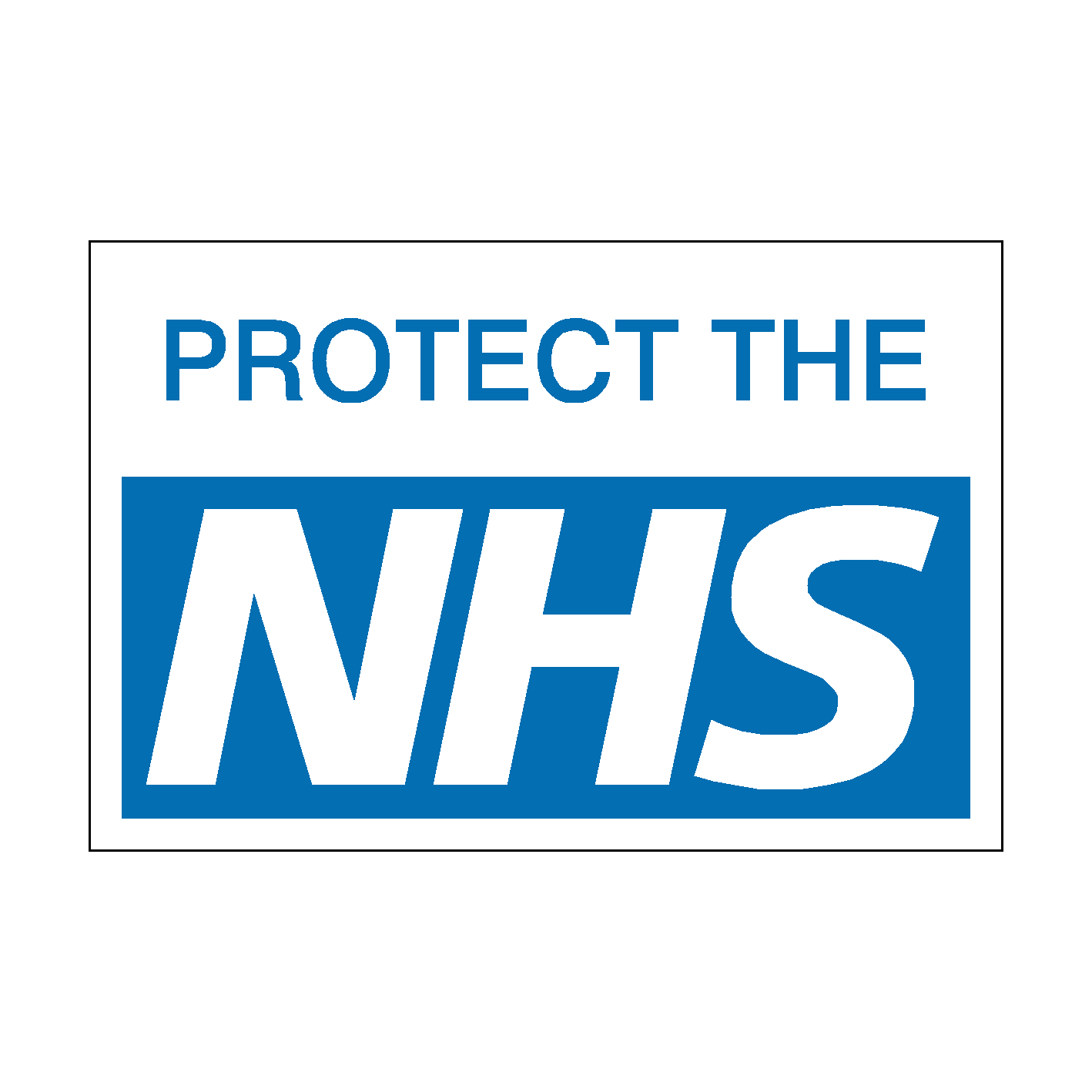 Protect The NHS sign | PVC Safety Signs